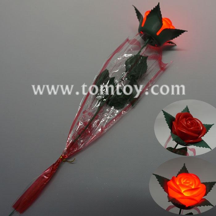 LED light Up Rose Decorative Flower-Tomtoy