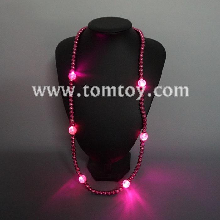 6 LED Beaded Necklaces-Tomtoy