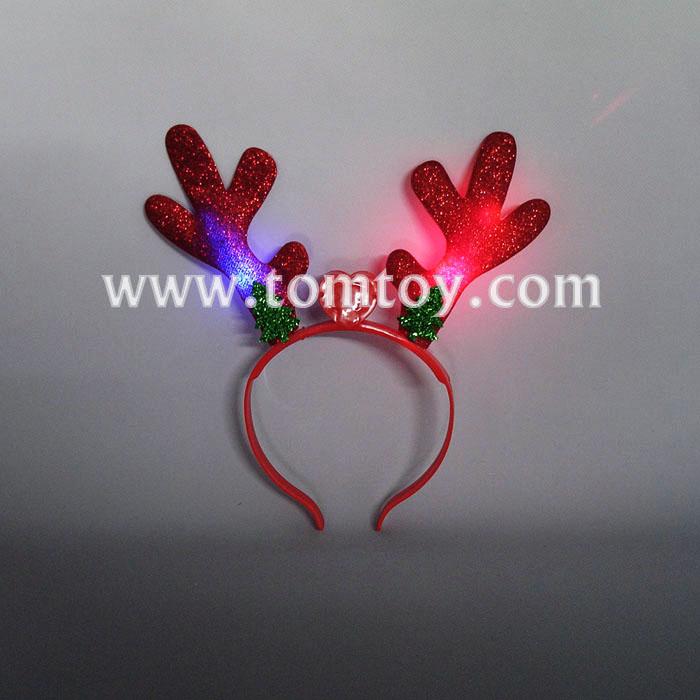 Christmas Headwear Reindeer Antlers Clips Santa Hats-Tomtoy