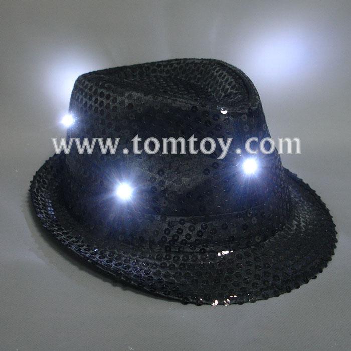 Classic LED Light Up Fedora Hats-Tomtoy
