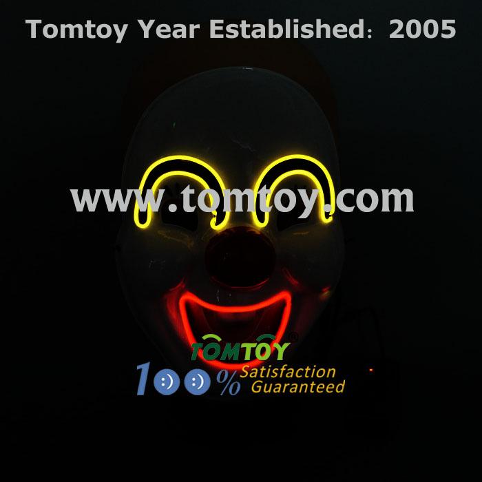 Clown LED EL Costume Mask-Tomtoy