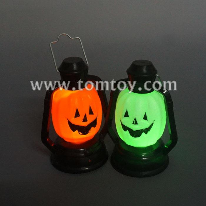 Colorful Light Up Halloween LED Pumpkin Lantern-Tomtoy
