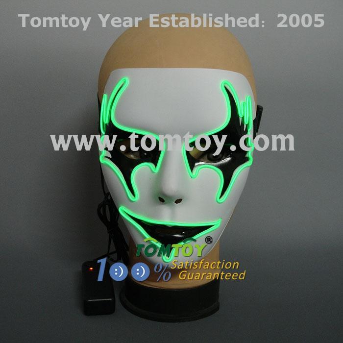 Cosplay Light Up EL Mask-Tomtoy