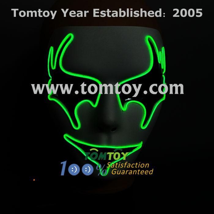 Cosplay Light Up EL Mask-Tomtoy