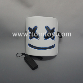 EL Light Up Marshmallow Mask-Tomtoy
