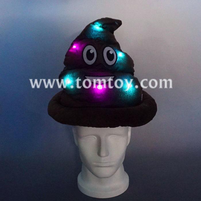 Emoji Light Up Poop Emoji Hat-Tomtoy