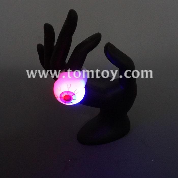 Flashing Eyeball Rubber Rings-Tomtoy