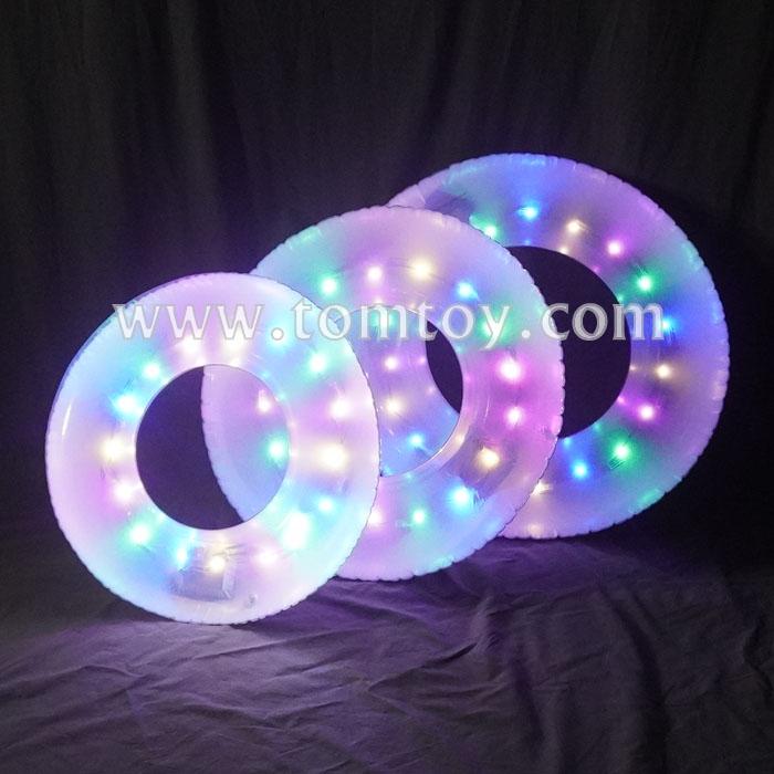 Flashing Inflatable Swimming Float Ring-Tomtoy