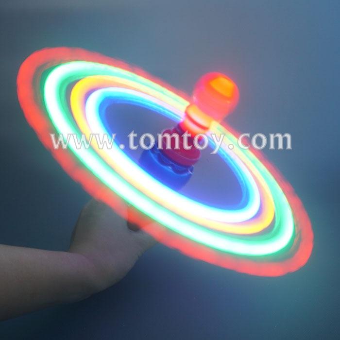 Flashing LED Santa Claus Spinning Wand-Tomtoy