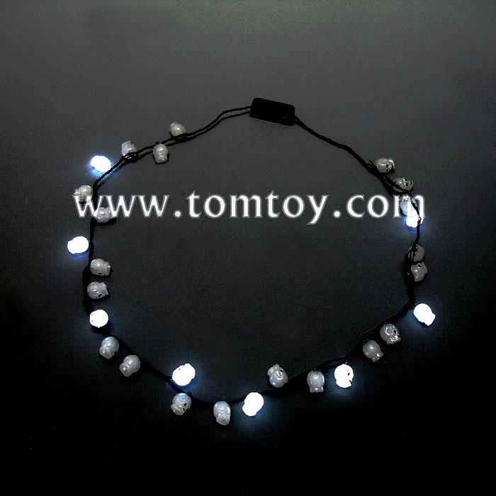 Flashing LED Skull Necklace-Tomtoy