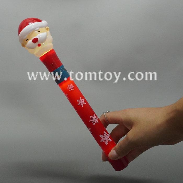 Flashing Santa Clause Wand with Sound-Tomtoy