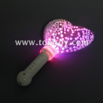 Foam Ball LED Heart Wand-Tomtoy