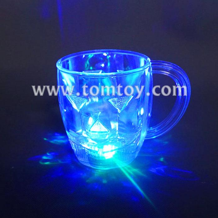 Food Grade Plastic LED Flashing Light Beer Mug-Tomtoy