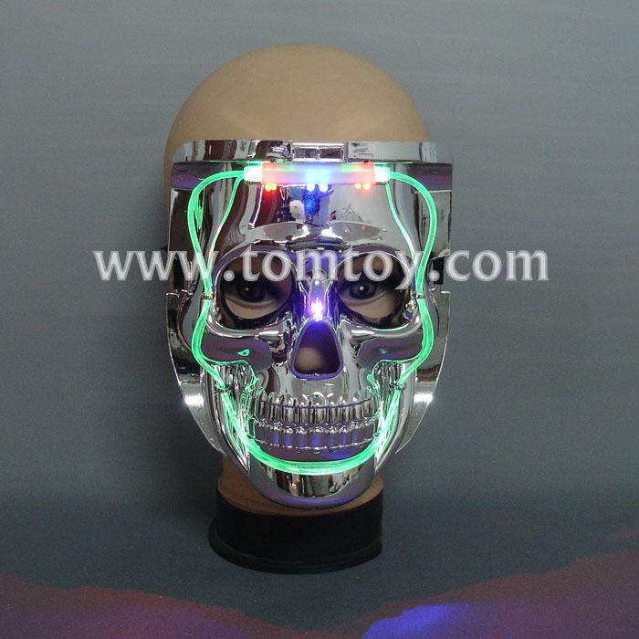 Halloween LED Light Up Skull Mask-Tomtoy