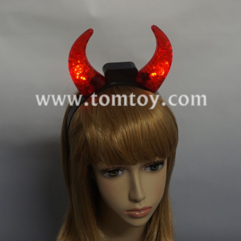 Halloween Light Up Devil Headband-Tomtoy
