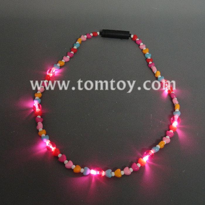 Heart LED Bead Necklace-Tomtoy