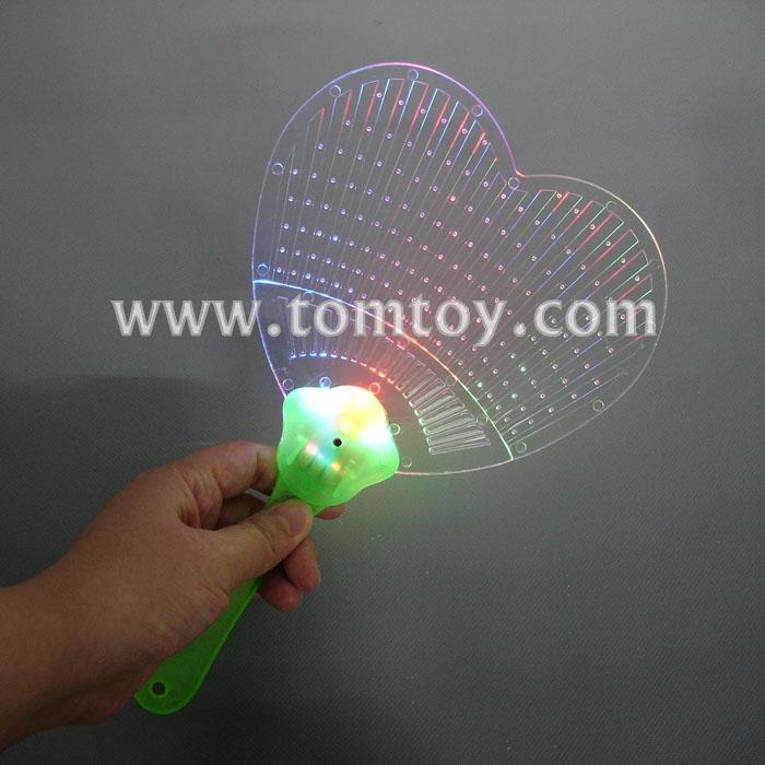 Heart Shape LED Light Up Fan-Tomtoy