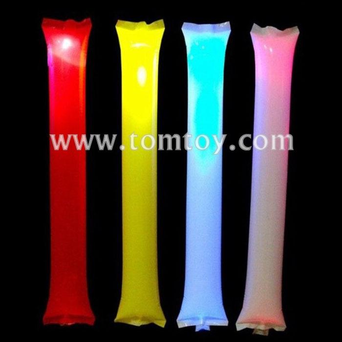 Inflatable LED Light Up Thunder Bang Sticks-Tomtoy