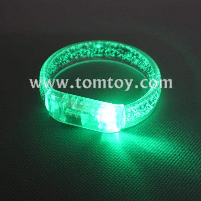 LED Flashing Bracelet Fun Colorful Bubble Light Up Bracelets-Tomtoy