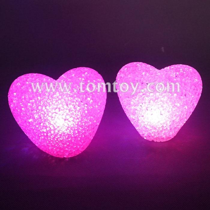 LED Flashing EVA Heart Shaped Lights-Tomtoy