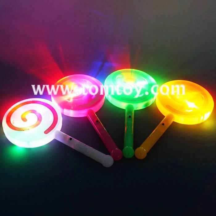 LED Flashing Lollipop Wand-Tomtoy