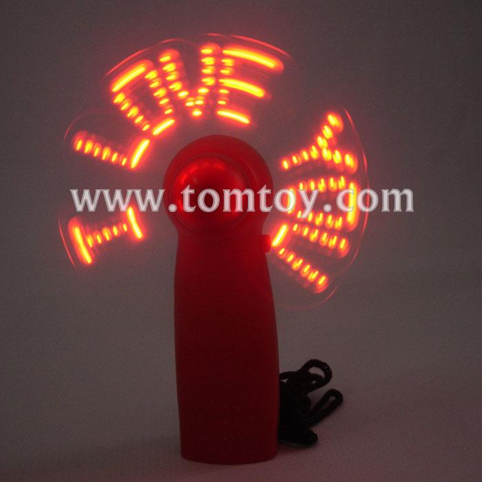 LED Flashing Message Fan-Tomtoy