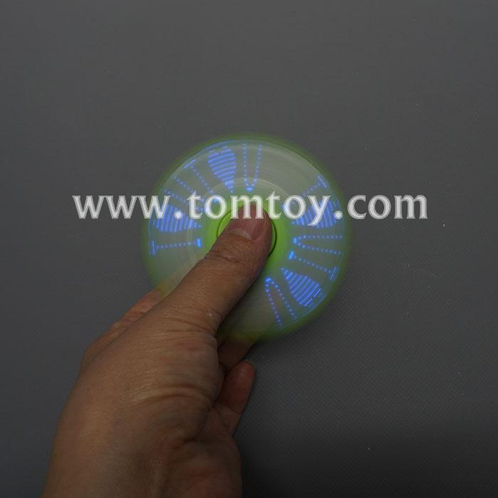 LED Flashing Message Fidget Spinner-Tomtoy