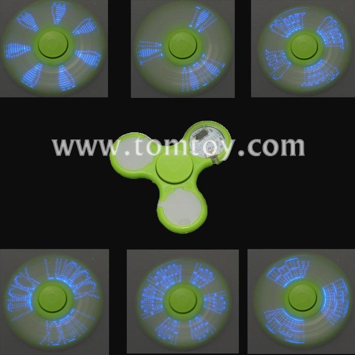 LED Flashing Message Fidget Spinner-Tomtoy