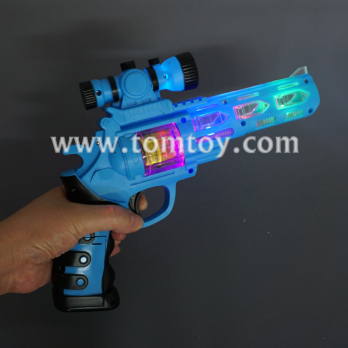 LED Flashing Revolver Gun-Tomtoy