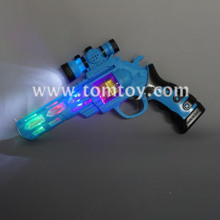 LED Flashing Revolver Gun-Tomtoy
