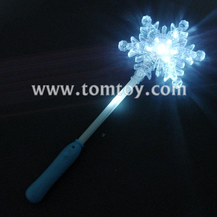 LED Flashing Snowflake Wand-Tomtoy