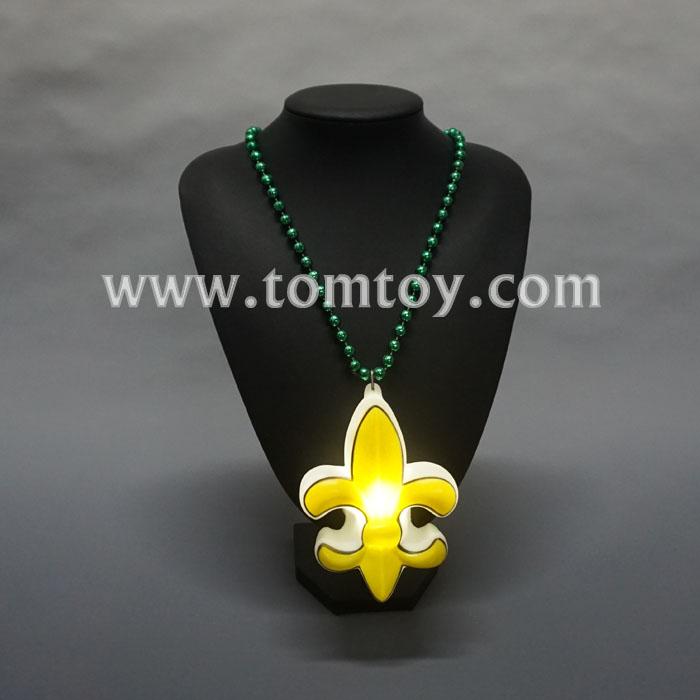 LED Fleur De Lis Necklace-Tomtoy