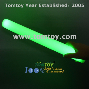 LED Foam Batons Green-Tomtoy