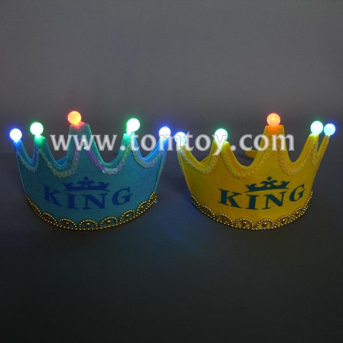 LED Light King Crown Hat-Tomtoy