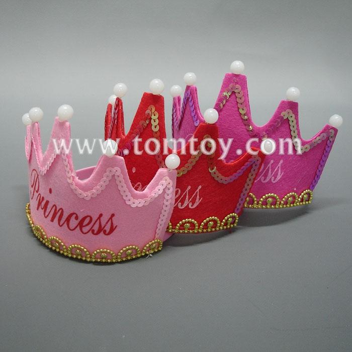 LED Light Princess Crown Hat-Tomtoy