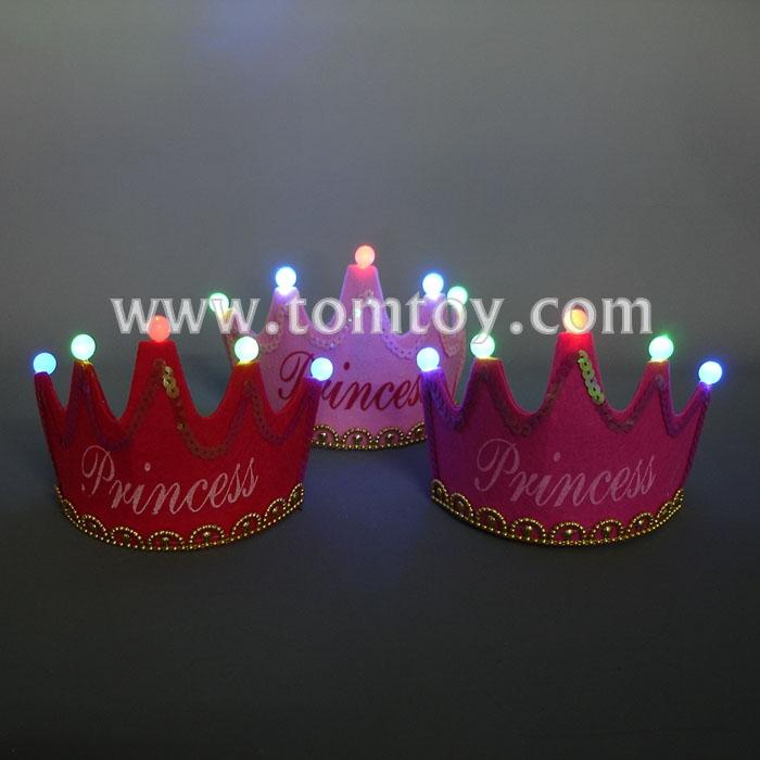 LED Light Princess Crown Hat-Tomtoy