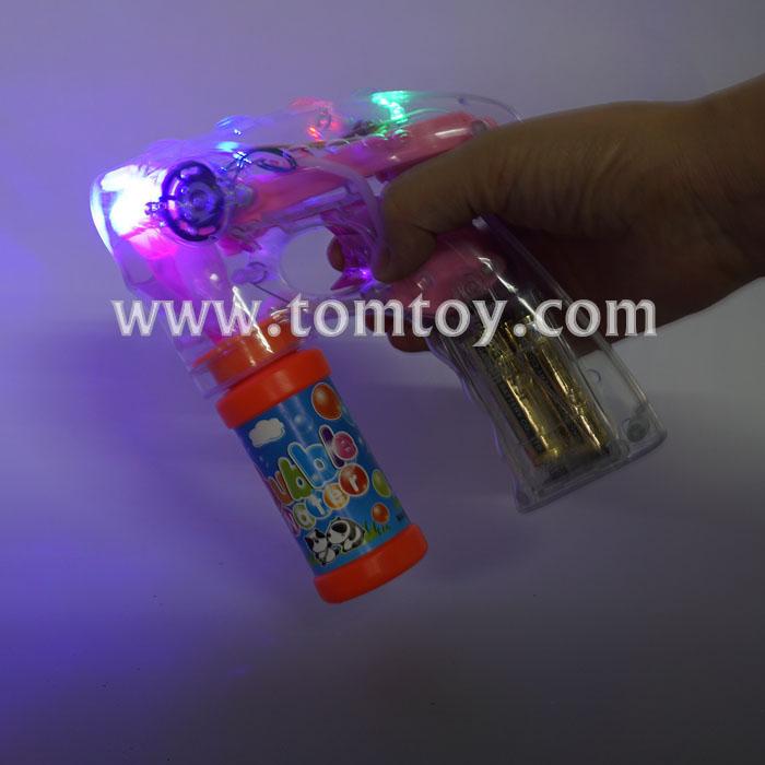 LED Light Up Bubble Gun-Tomtoy