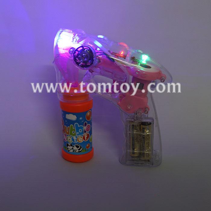 LED Light Up Bubble Gun-Tomtoy