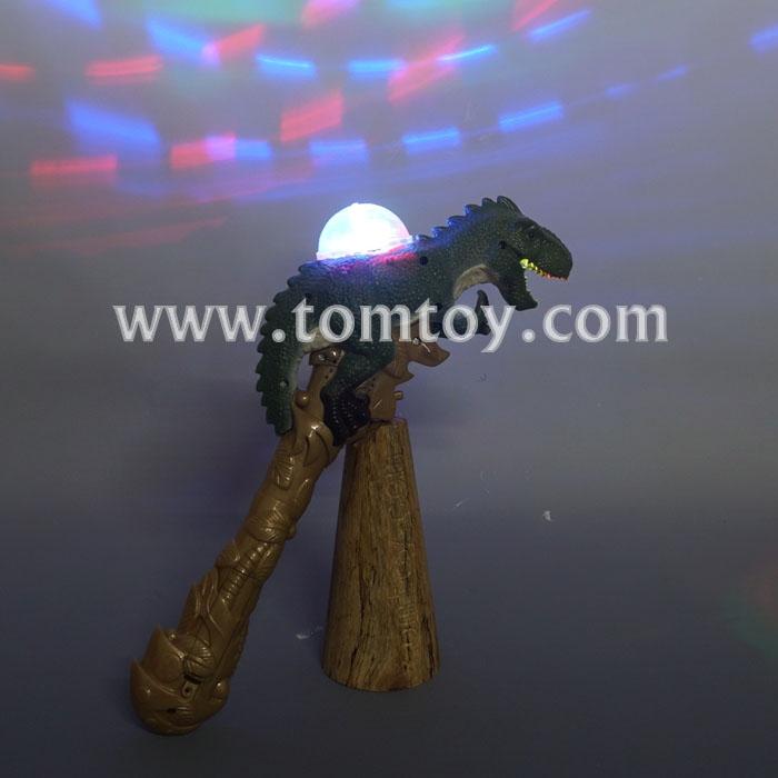 LED Light Up Dinosaur Wand Toy for Kids-Tomtoy