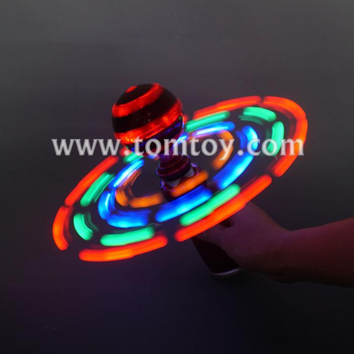 LED Light Up Disco Ball Spinner-Tomtoy