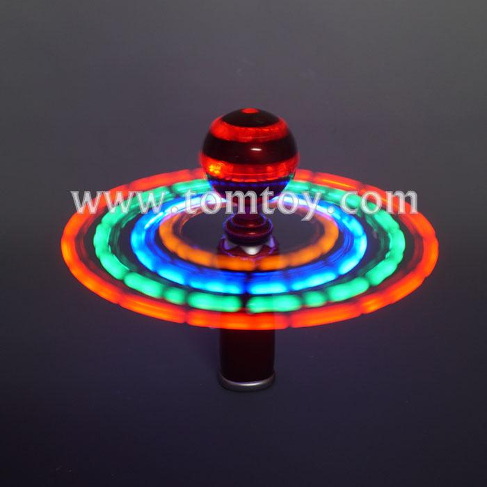 LED Light Up Disco Ball Spinner-Tomtoy
