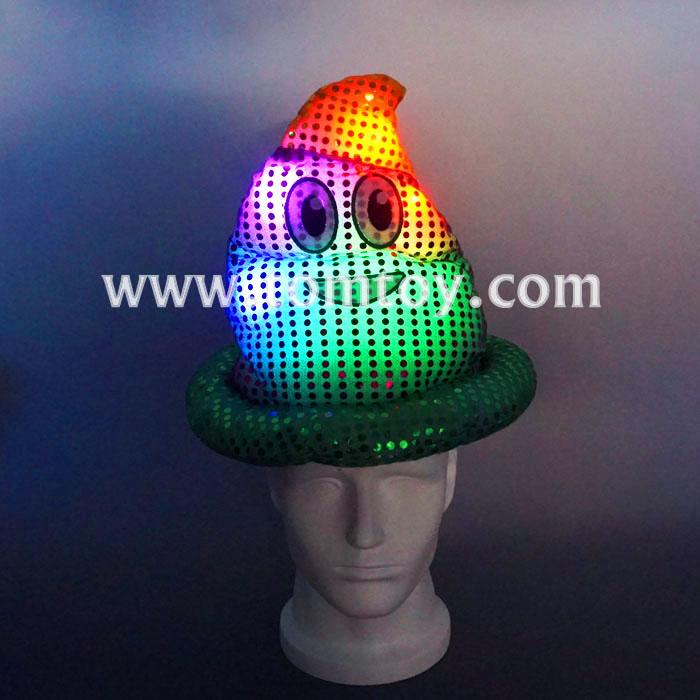 LED Light Up Emoji-Icon Poop Hat-Tomtoy