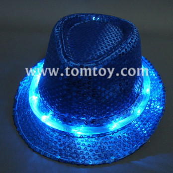 LED Light Up Fedora Hats-Tomtoy