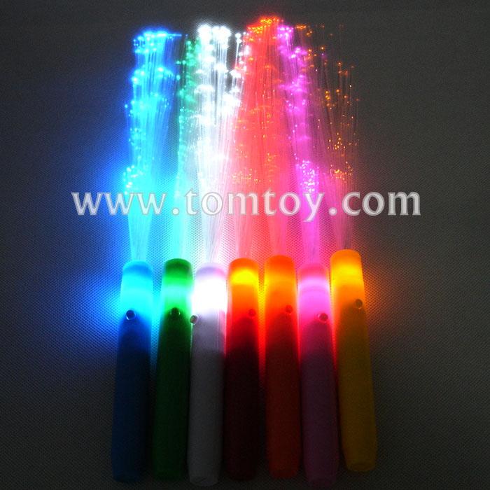 LED Light Up Fiber Optic Wand-Tomtoy