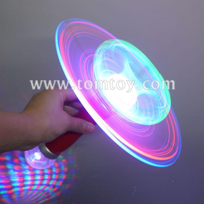 LED Light Up Spinners With Ball-Tomtoy