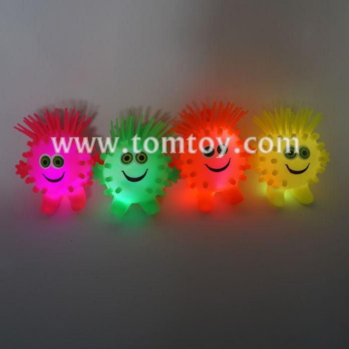 LED Pineapple Monster Fuzzy Ball-Tomtoy
