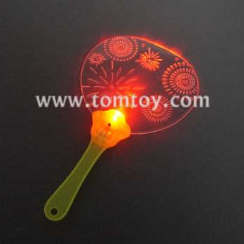 LED Printing Light Up Hand Fan-Tomtoy