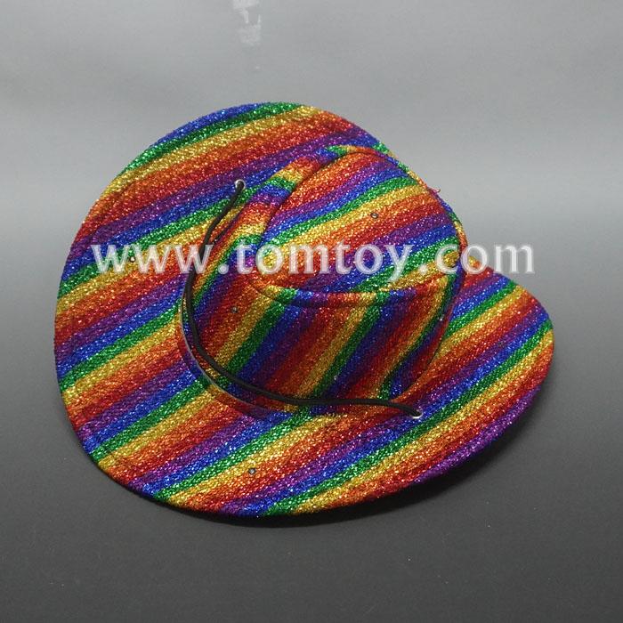 LED Rainbow Cowboy Hat-Tomtoy