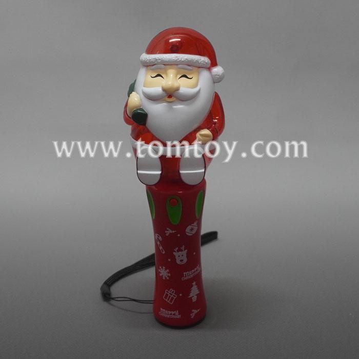 LED Santa Claus Spinning Wand-Tomtoy