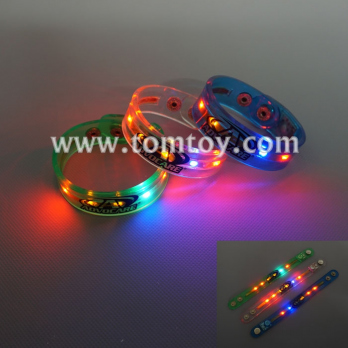 LED Slap Band Glow Bracelet Armband Glow in the Dark-Tomtoy